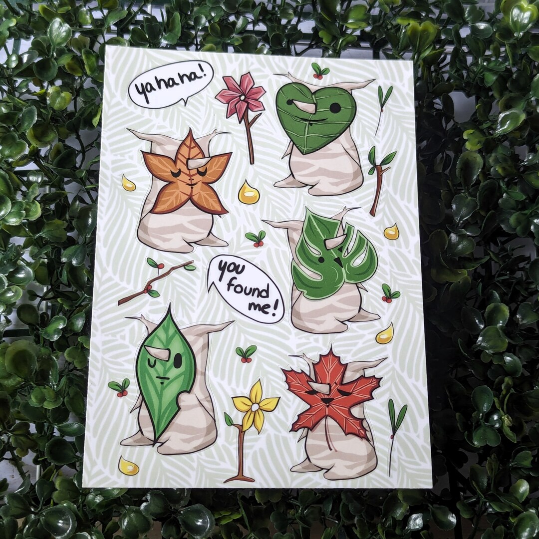 Forest Creatures Korok Sticker Sheet for Journaling - Etsy