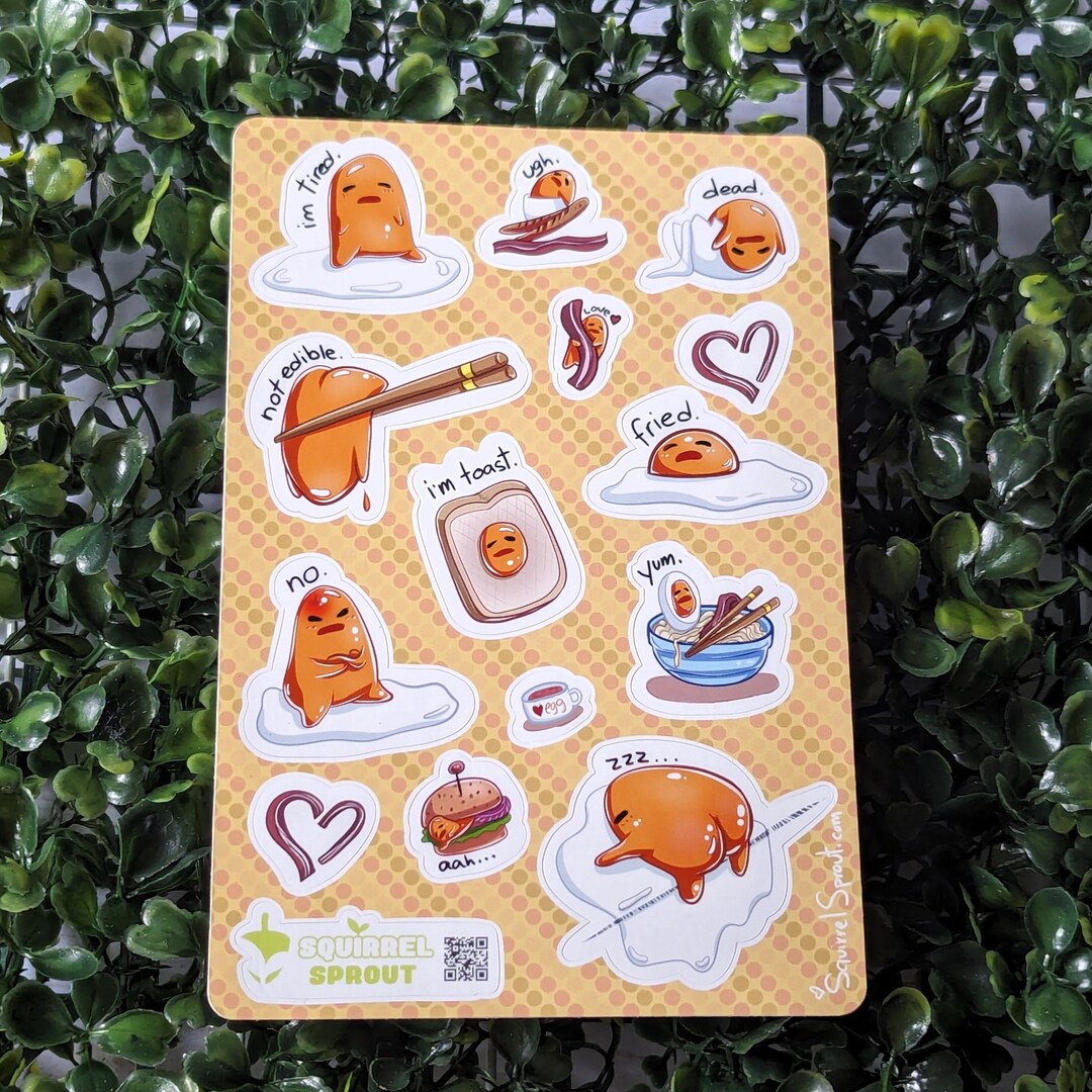 Cute Egg Sticker Sheet for Journaling and Scrapbooking - Etsy