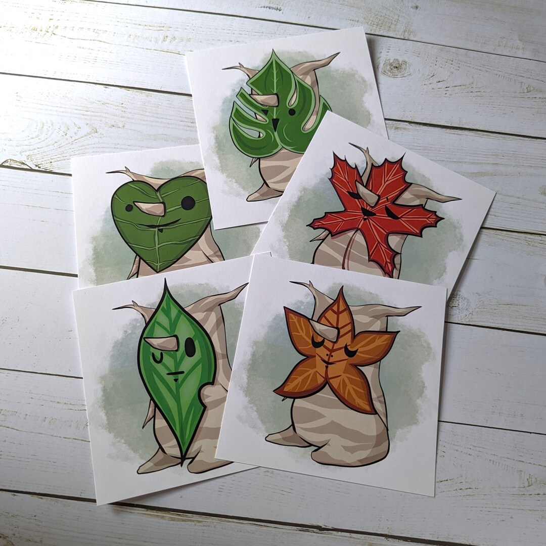 Cute Little Forest Creatures Illustration Print Single Wall Art Prints ...