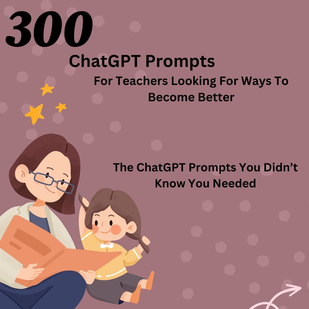 300 Chatgpt Prompts for Teachers - Etsy