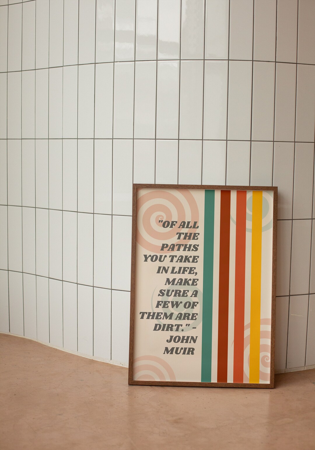 John Muir Quote Poster Words of Wisdom Life Lesson Quote Poster ...