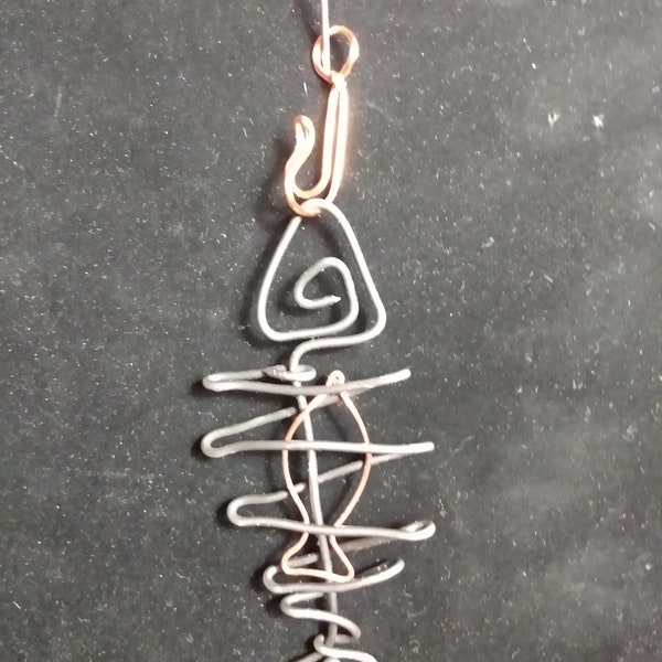 Wire Fish Sculpture - Etsy