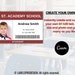 Student ID Card Template, Editable School ID, Homeschool Teacher Badge ...