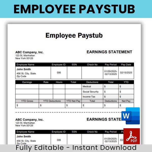 Payroll Detail Report Example - Etsy New Zealand