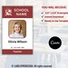 Teacher ID Card Template, Editable ID Template, Custom Teacher, Student ...