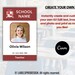 Teacher ID Card Template, Editable ID Template, Custom Teacher, Student ...