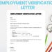 Employment Verification Letter Template, Job Verification Letter ...