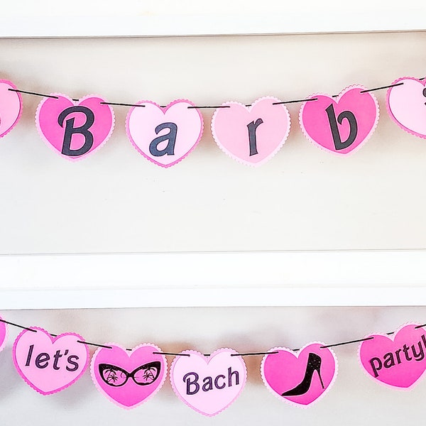 Barbie Banner - Etsy