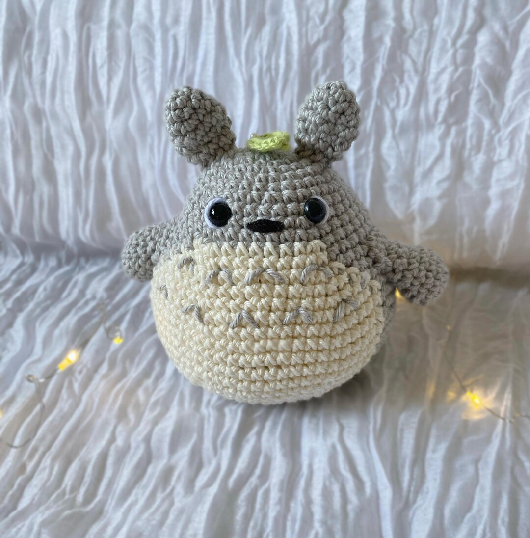 Hand-knitted TOTORO Plush, Crochet-inspired My Neighbor Totoro Plush - Etsy