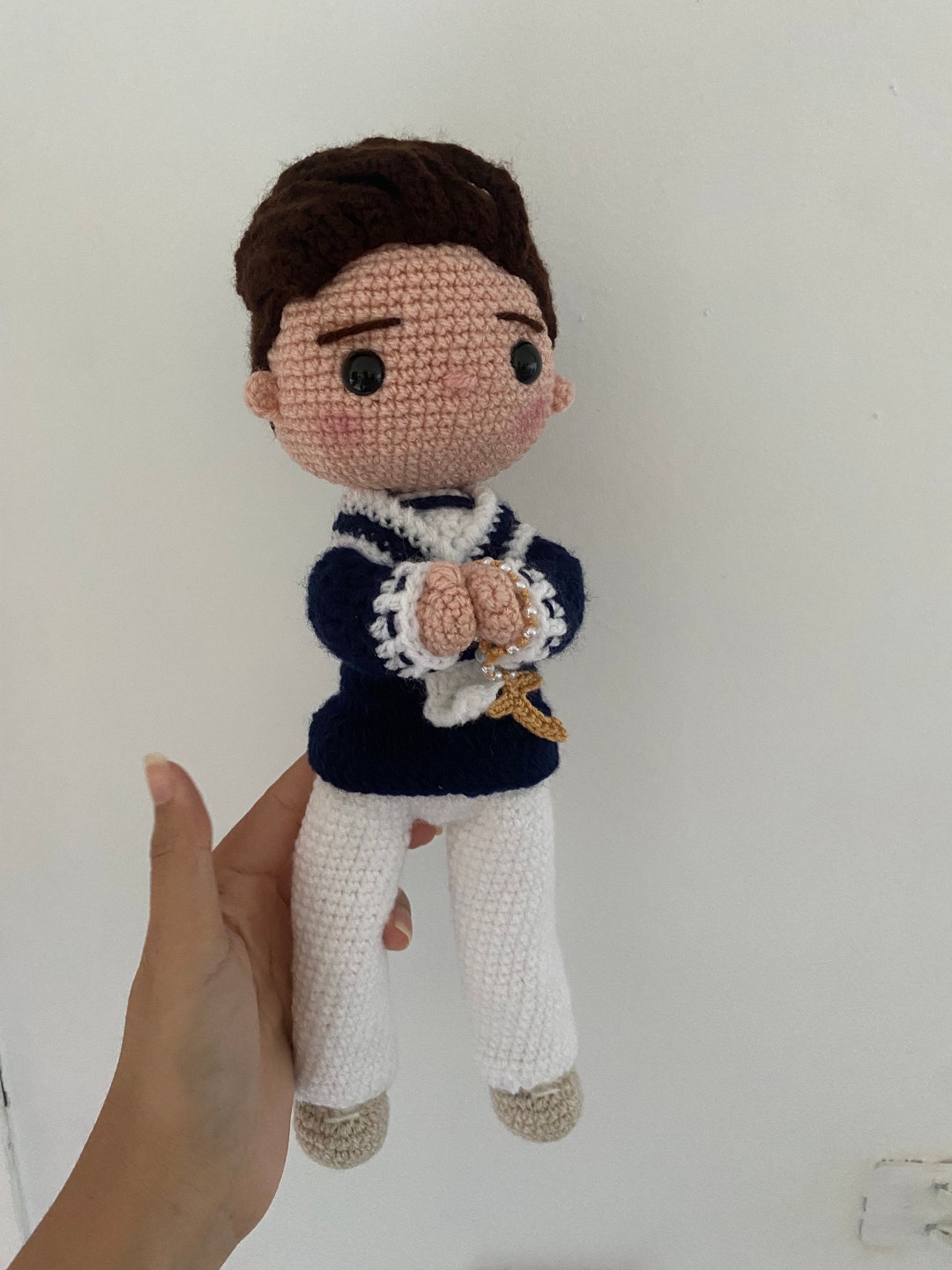 Amigurumi First Communion Doll - Etsy