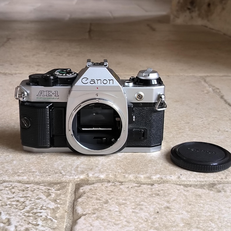 Canon AE-1 Program, Body and Body Cap, 35mm Film Camera, Canon FD Mount ...
