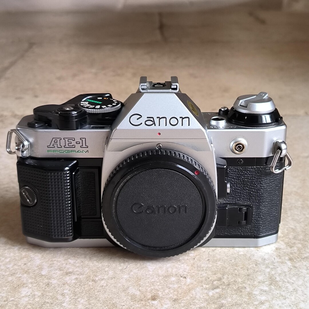 Canon AE-1 Program, Body and Body Cap, 35mm Film Camera, Canon FD Mount ...