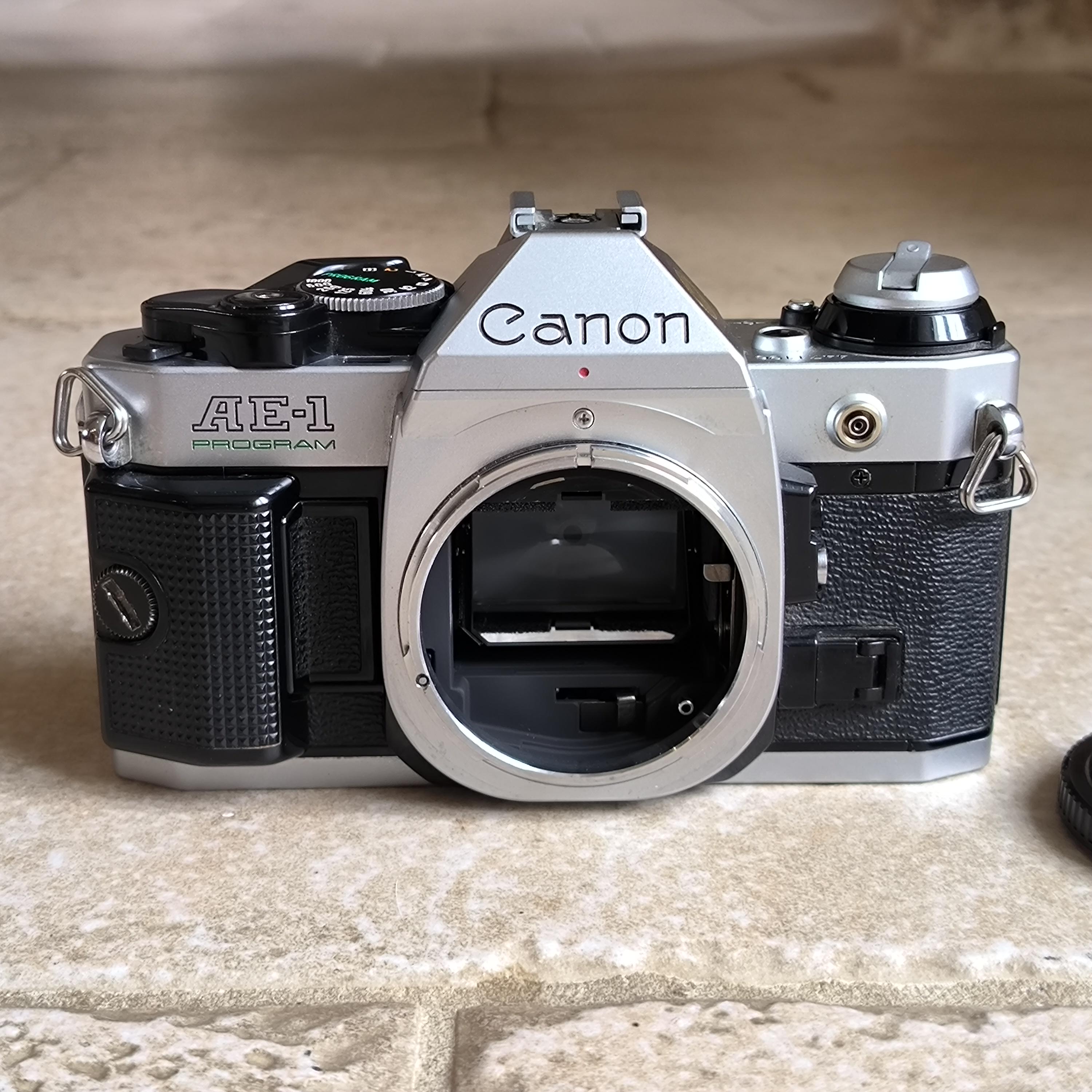 Canon AE-1 Program, Body and Body Cap, 35mm Film Camera, Canon FD Mount ...