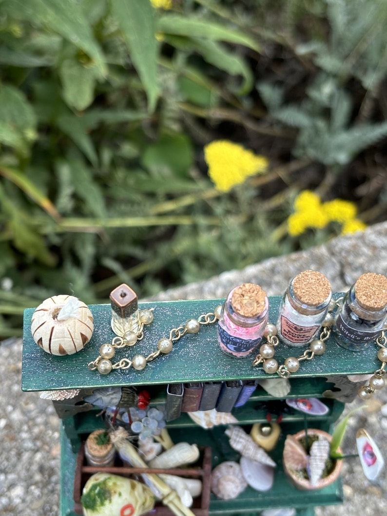 Enchanting Mini Bookcase With Surprises Vintage Jewelry & Handmade ...