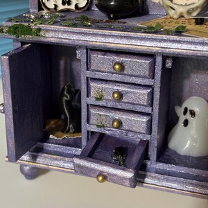 Spooky Miniature Cabinet With Vintage Family Jewelry - Enchanted Drawer ...