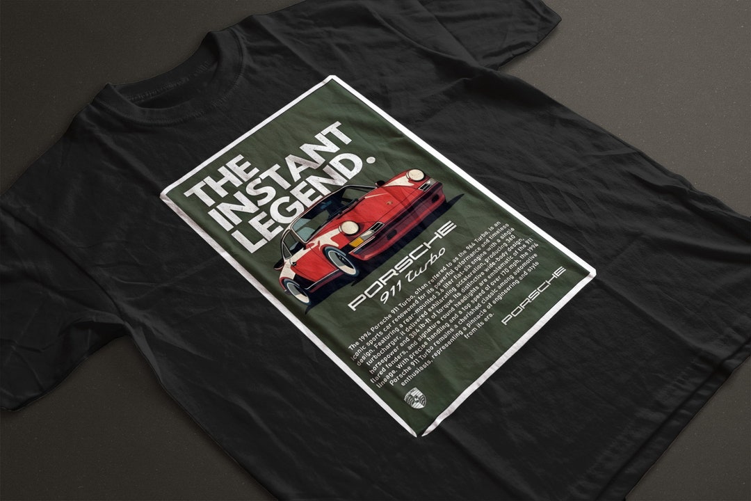 Porsche Graphic Design 100% Cotton Tshirt, Gifts for Car Guys, Unisex ...