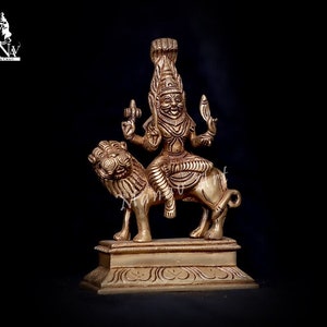 Brass Sri Maha Pratyangira Devi, 16 CM Pratyangira Devi Statue, Brass ...