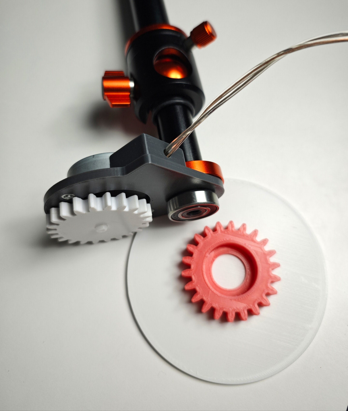 3d-printed Turntable Stand STL, Rotary Table for 3/8 Inch Tripod ...