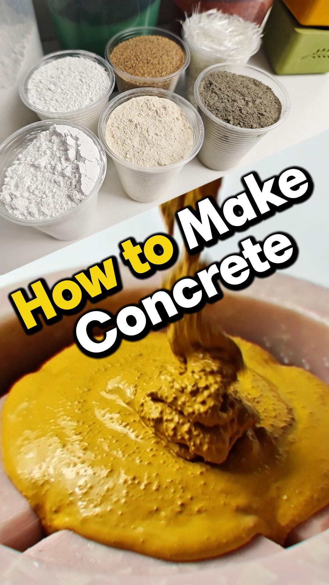 Rapid-set Concrete Mix for Mold Pouring — How to Make Course & Recipe ...