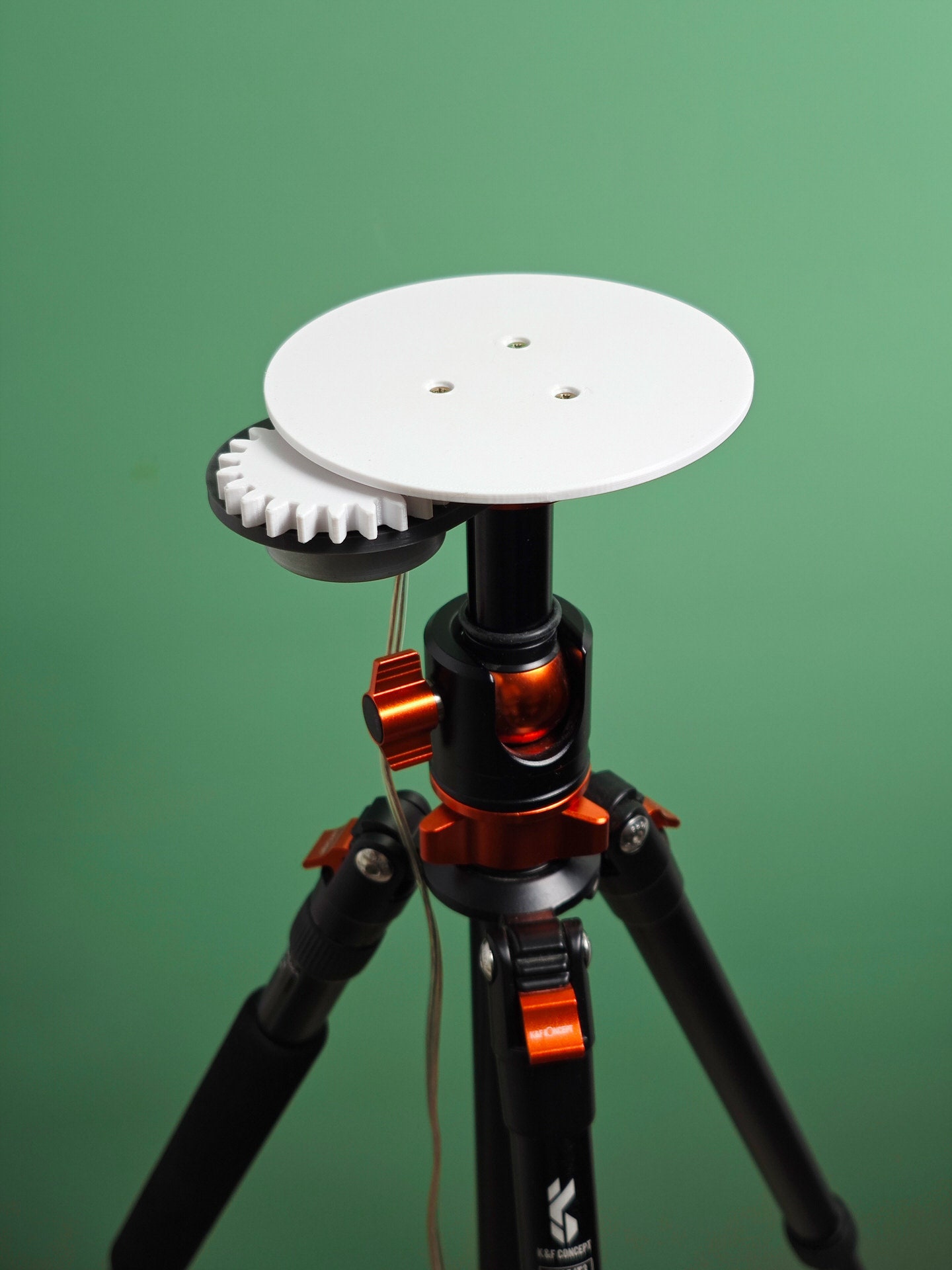 3d-printed Turntable Stand STL, Rotary Table for 3/8 Inch Tripod ...