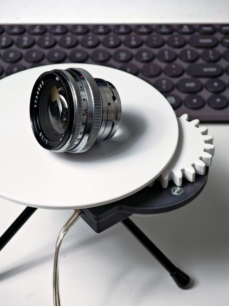 3d-printed Rotary Display Table for Tripod. Photography Jewelry Video ...