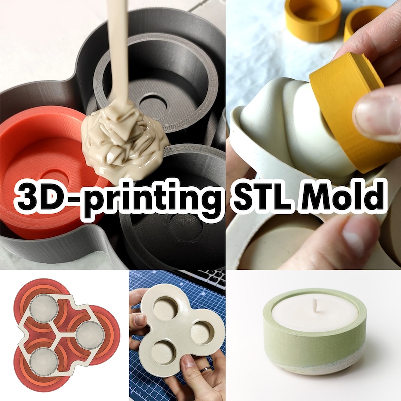 Mold for Candles Stl - Etsy