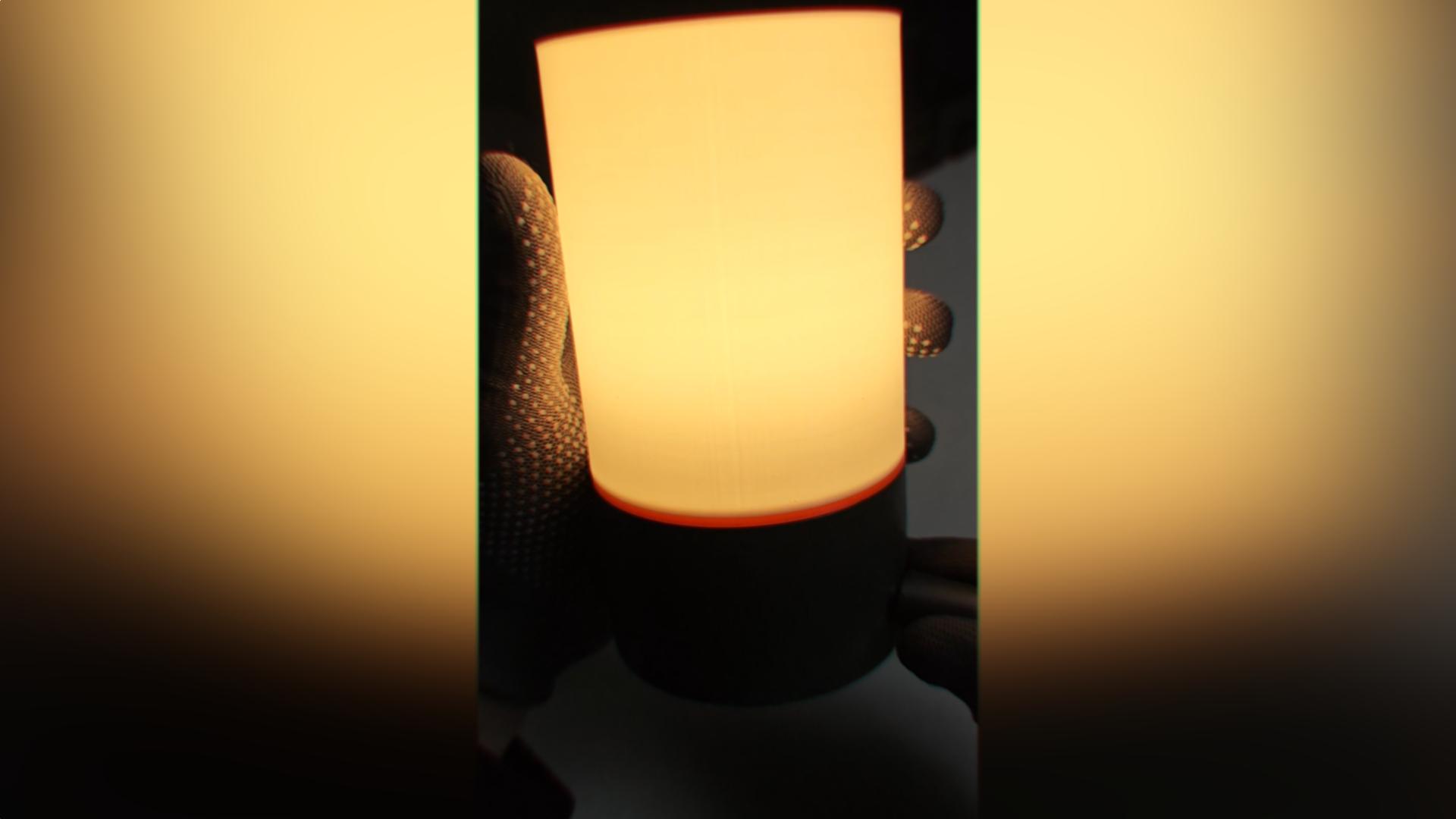 3d-printed Table Lamp With Shade: Modern Minimalist Desk Light (digital ...