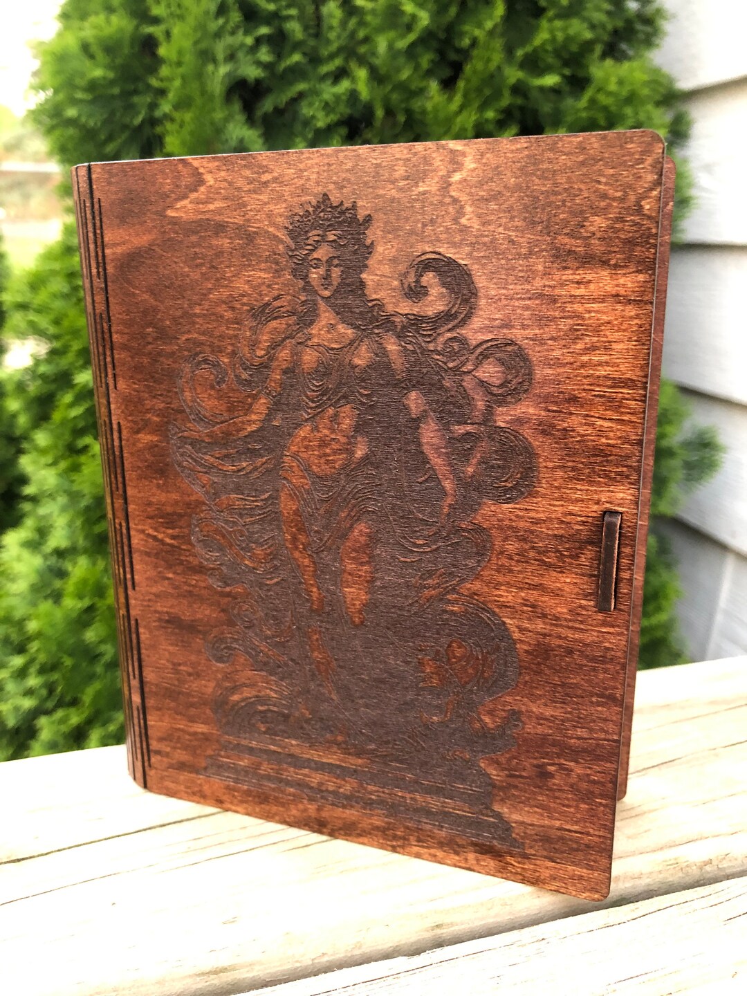 Hera Engraved Altar Box Tarot Box Altar Decor Pagan Tool Storage ...