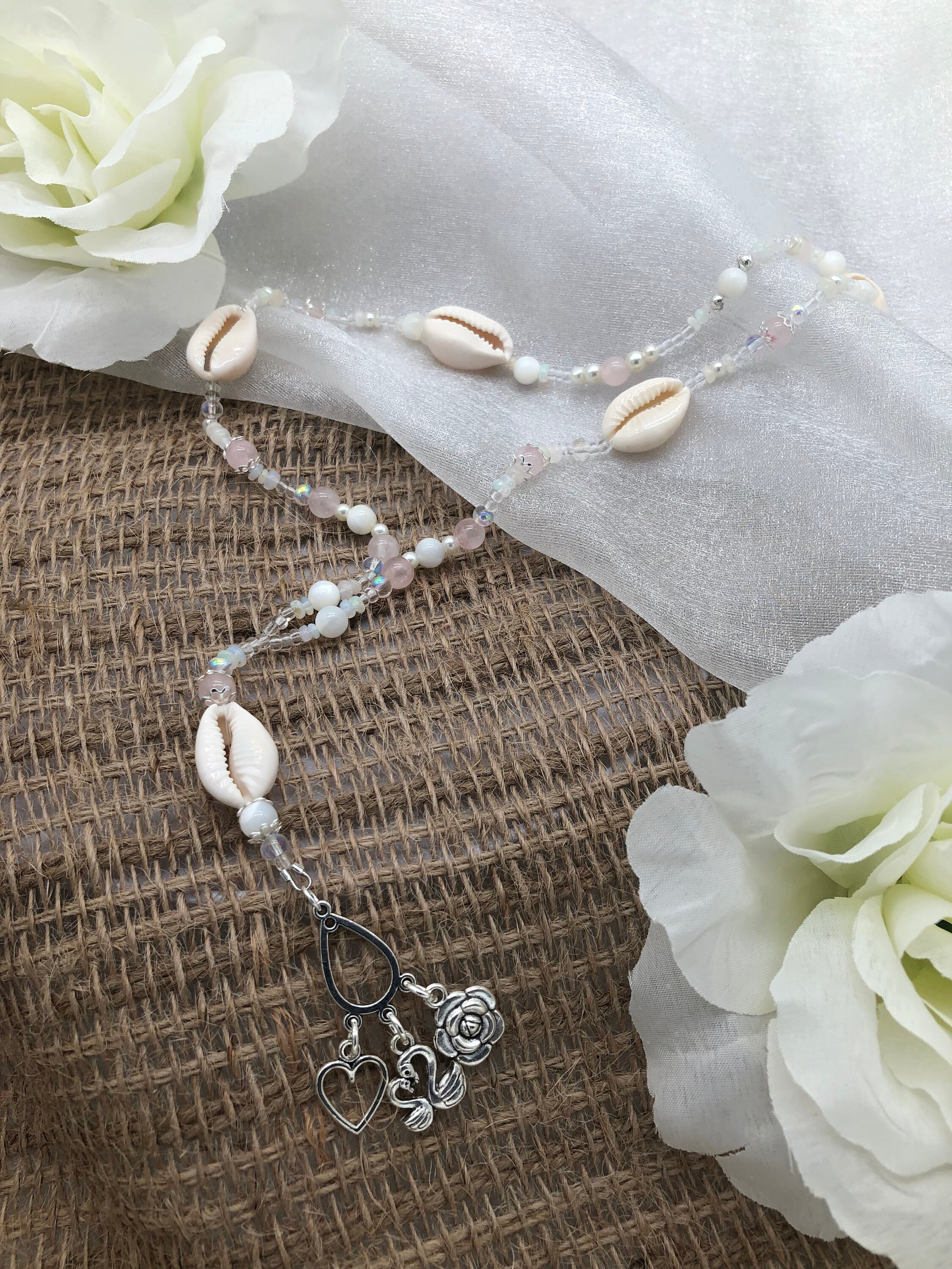 Aphrodite Goddess of Love and War Prayer Beads Rosary Cowrie Shells ...