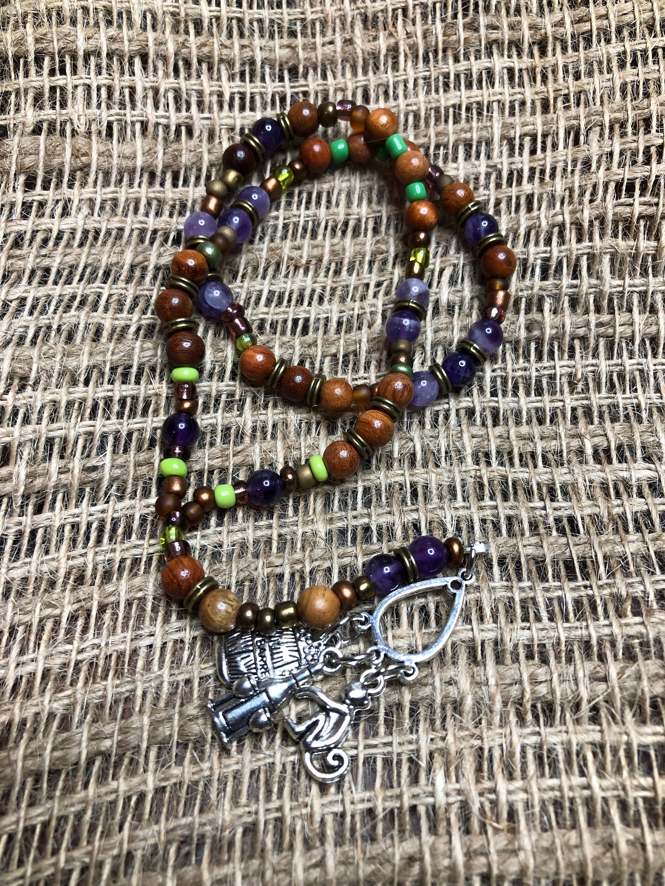 Dionysus God of Wine and Ritual Madness Prayer Beads Rosary Amethyst ...