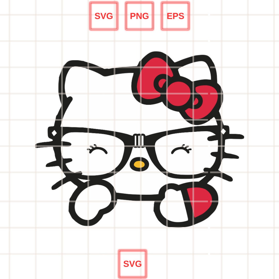 Kawaii Kitty Svg, Kawaii Kitty Png, Cute Cat Svg, Kitty Svg, Kawaii ...