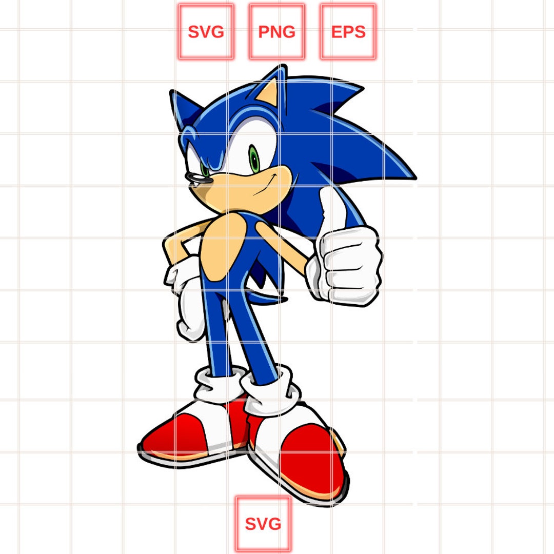 Sonic Svg,the Hedgehog Svg,layered Sonic ,bonus Sonic Svg,sonic ...