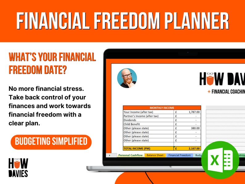 Financial Freedom Planner - Etsy