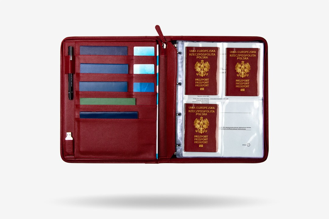 Leather Document Holder A4, Document Holder Organizer, Paper File ...