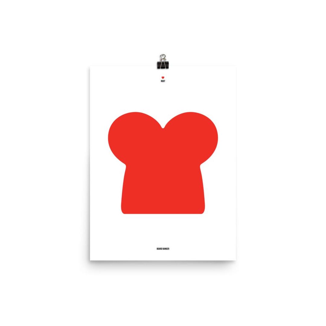 Love Root Poster - Board Game Art Print, Root Fan Art, Red Meeple Heart ...