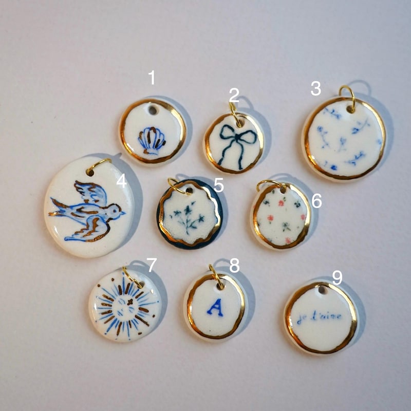 Ceramic Charm - Etsy