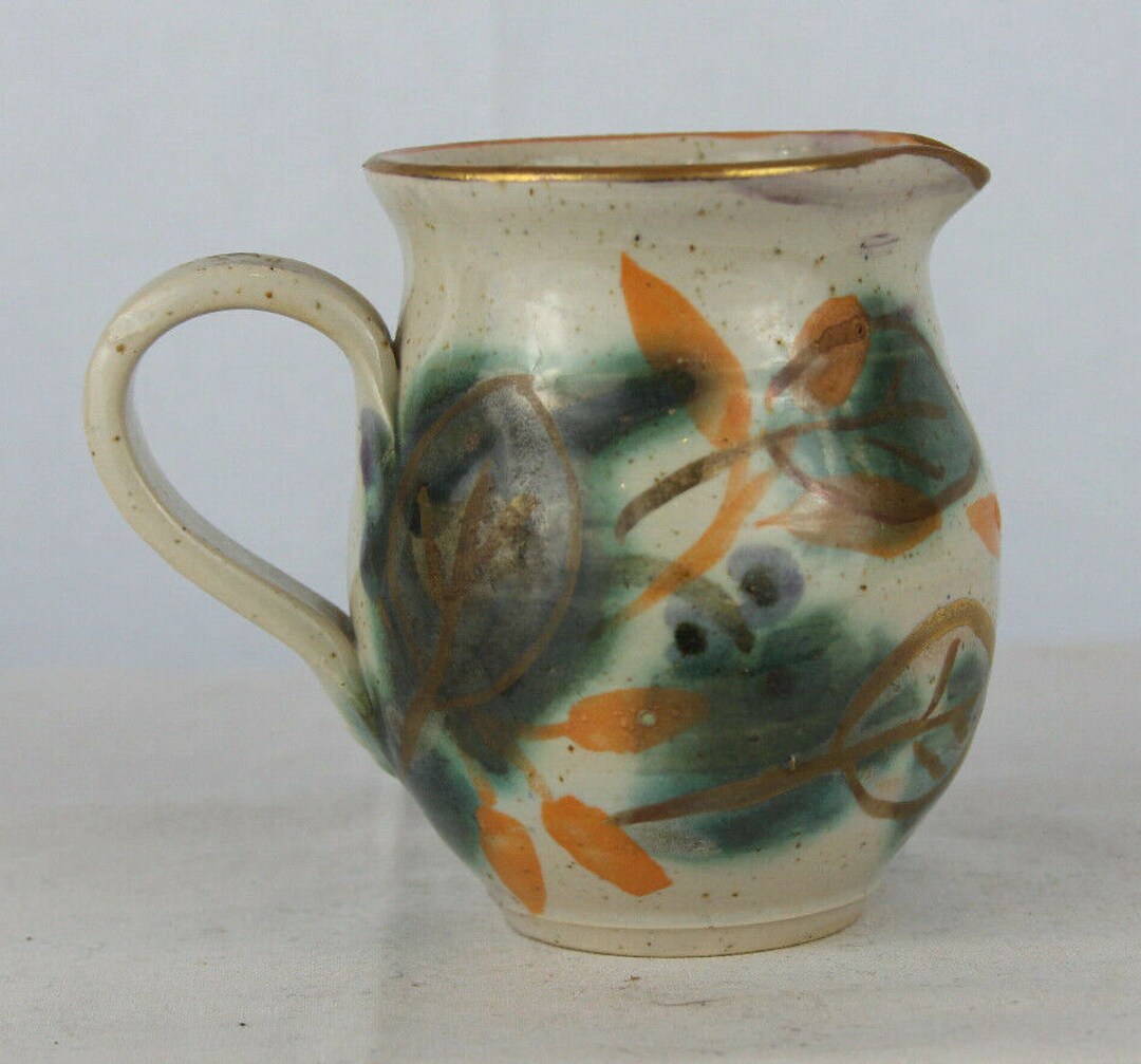 Vintage Hand Made Art Pottery Small Pitcher - Etsy