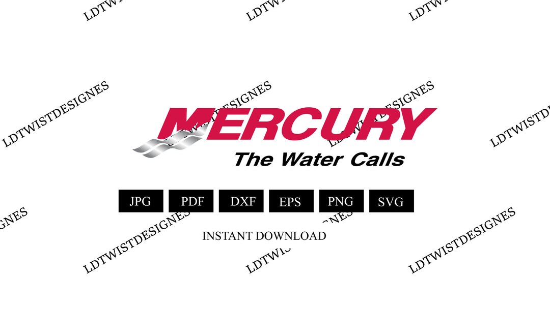 Mercury Vector / Instant Download / Print Cut Template / DXF / SVG ...