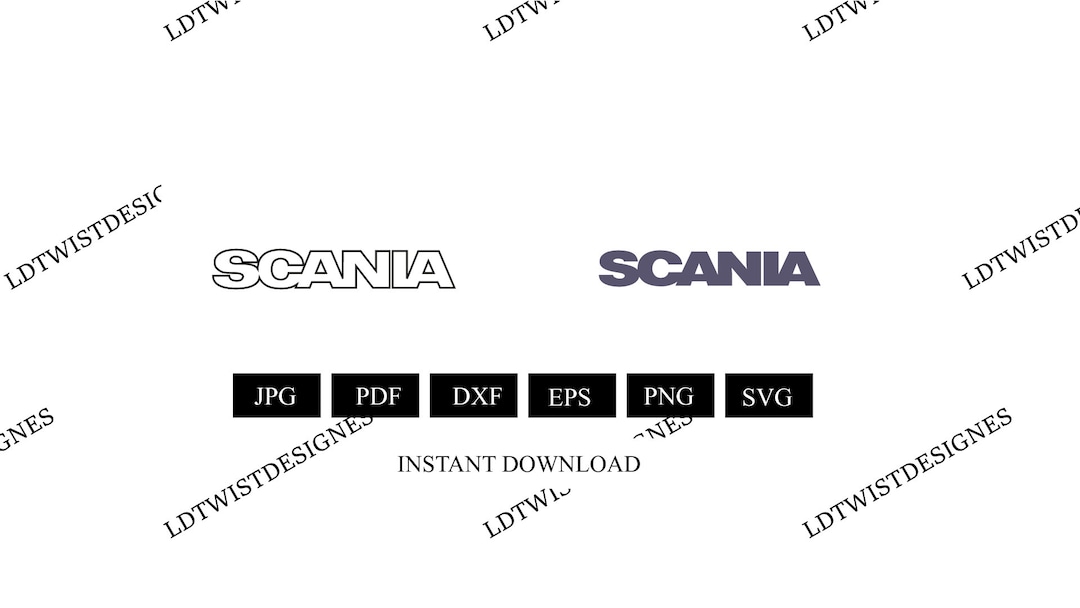 Scania Vector / Instant Download / Print Cut Template / DXF / SVG / EPS ...
