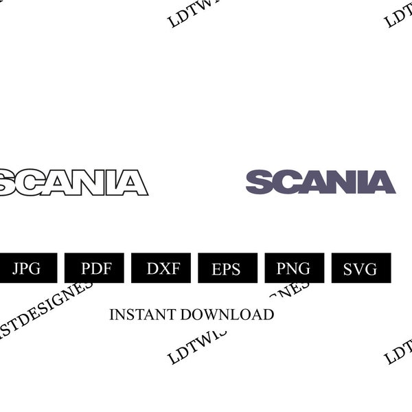 Scania vector - Etsy España