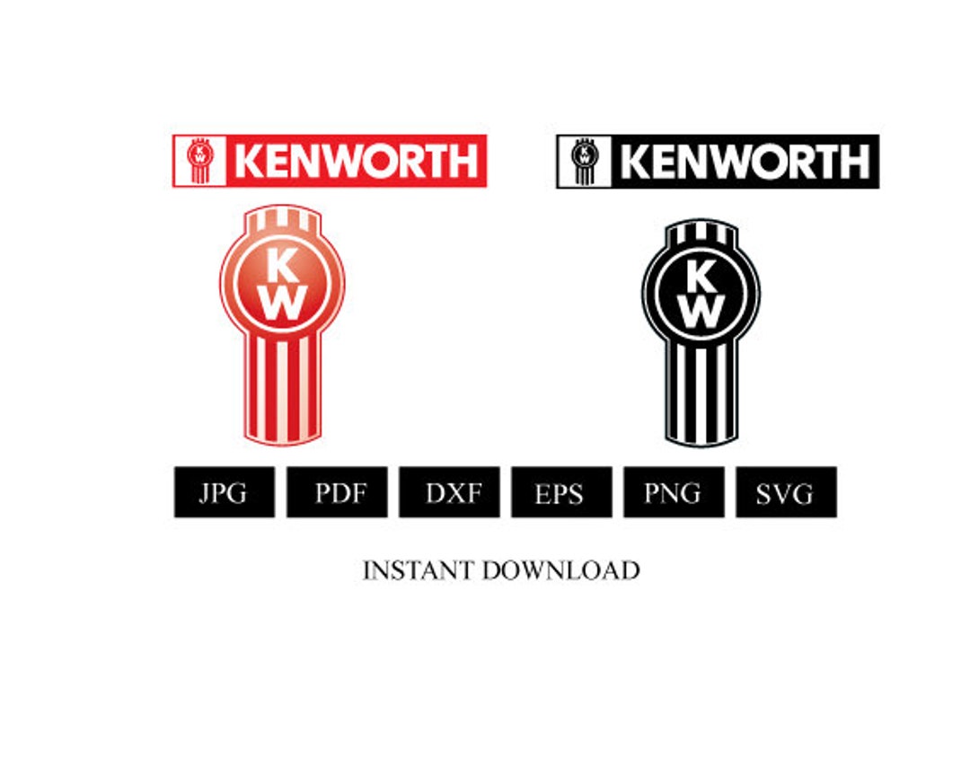 Kenworth Vector / Instant Download / print Cut Template / DXF / SVG ...