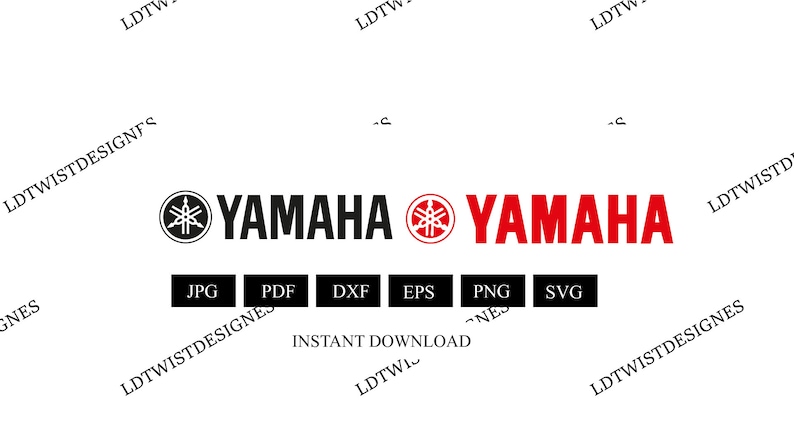 Yamaha Vector / Instant Download / Print Cut Template / DXF / SVG / EPS ...