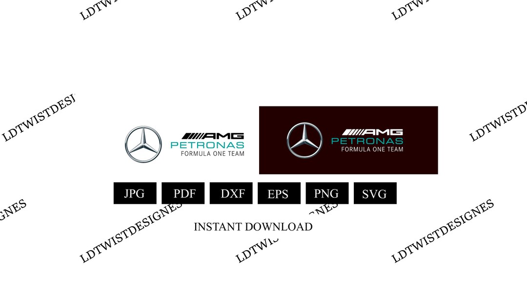 Mercedes AMG Petronas Vector / Instant Download / Print Cut Template ...