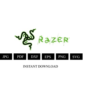 Razer Vector / Instant Download / Print Cut Template / DXF / - Etsy
