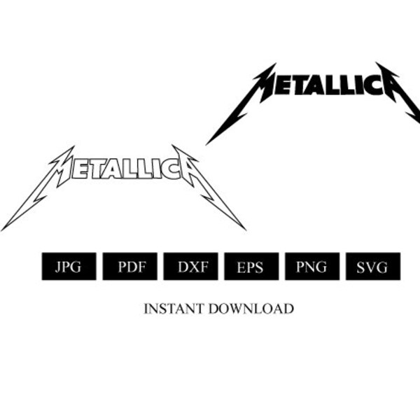 Metallica Svg - Etsy