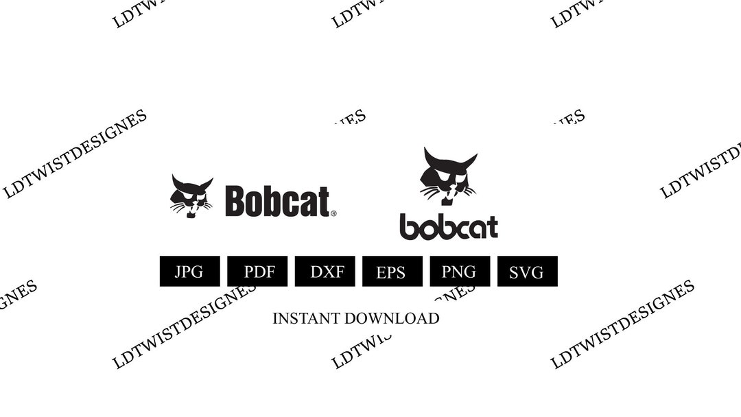 Bobcat Vector / Instant Download / Print Cut Template / DXF / - Etsy