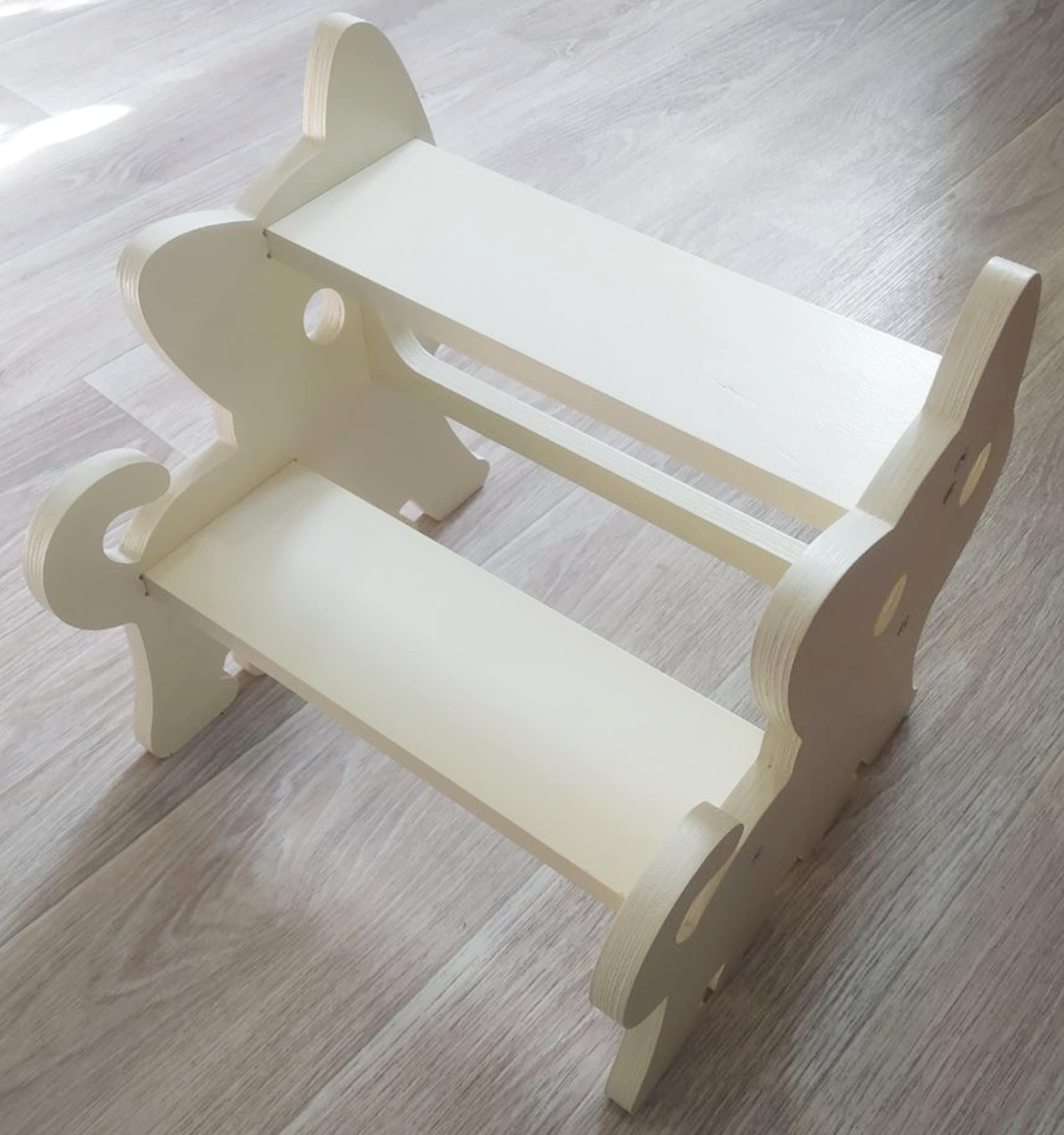 Kids Step Stool (cute Cat) - Etsy