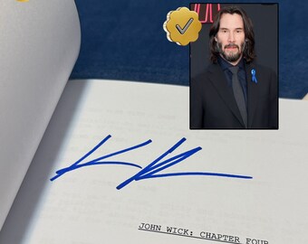 KEANU REEVES Signed Autographed John Wick Funko Pop - Etsy