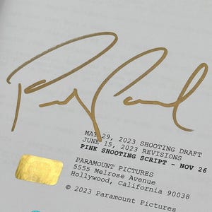 Paul Mescal, Pedro Pascal Signed Gladiator II Script, Authentic ...