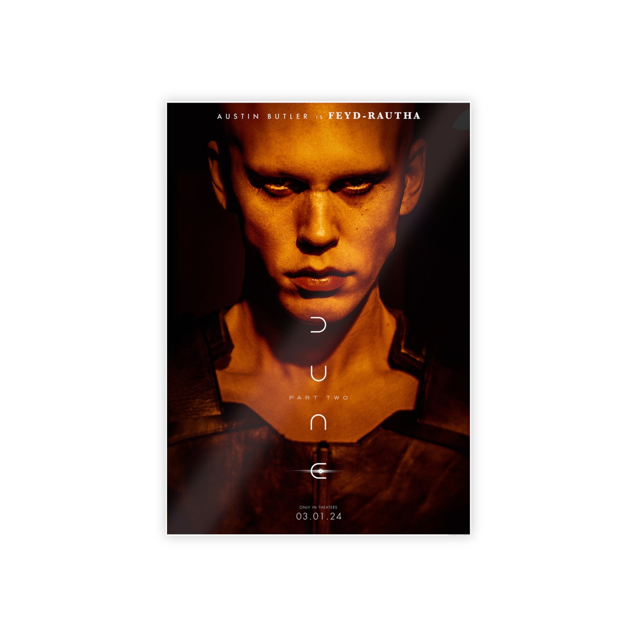 Feyd-rautha Harkonnen Dune 2 Movie Poster Austin Butler Poster High ...